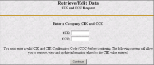 Editing Company Data on the SEC Database | Toppan Merrill