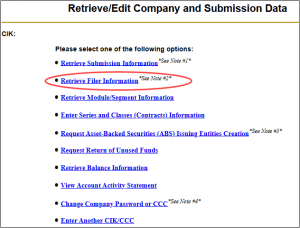 Editing Company Data on the SEC Database | Toppan Merrill